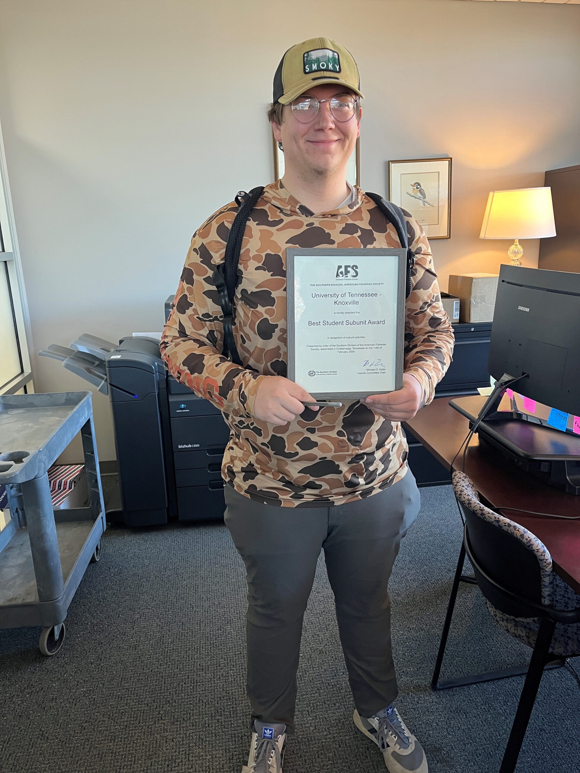 Wildlife and Fisheries Society wins Best Student Subunit Award | School ...